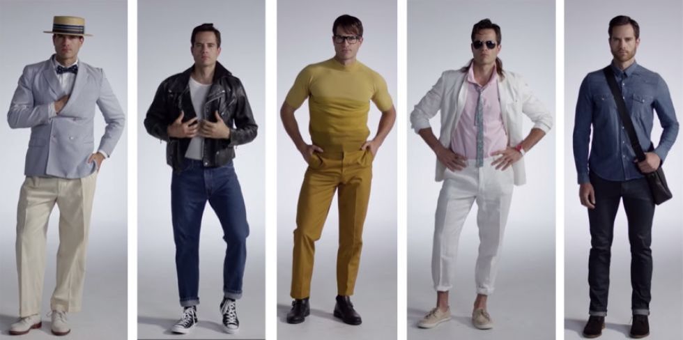 100 jaar mannenmode in 3 minuten